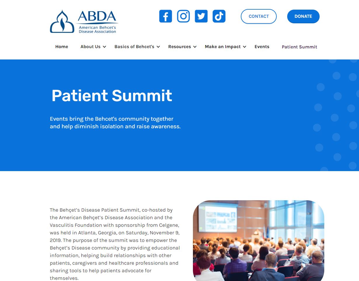 Behcet S Patient Summit